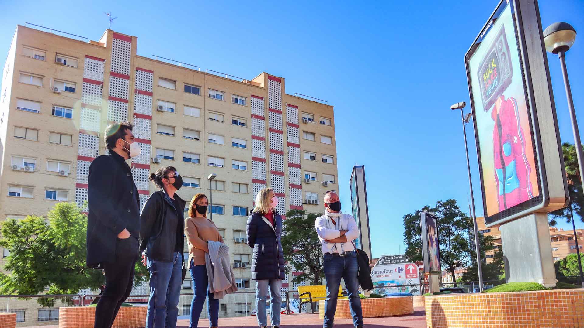 El artista Fran Ferriz plasma su visión de los primeros meses de ...