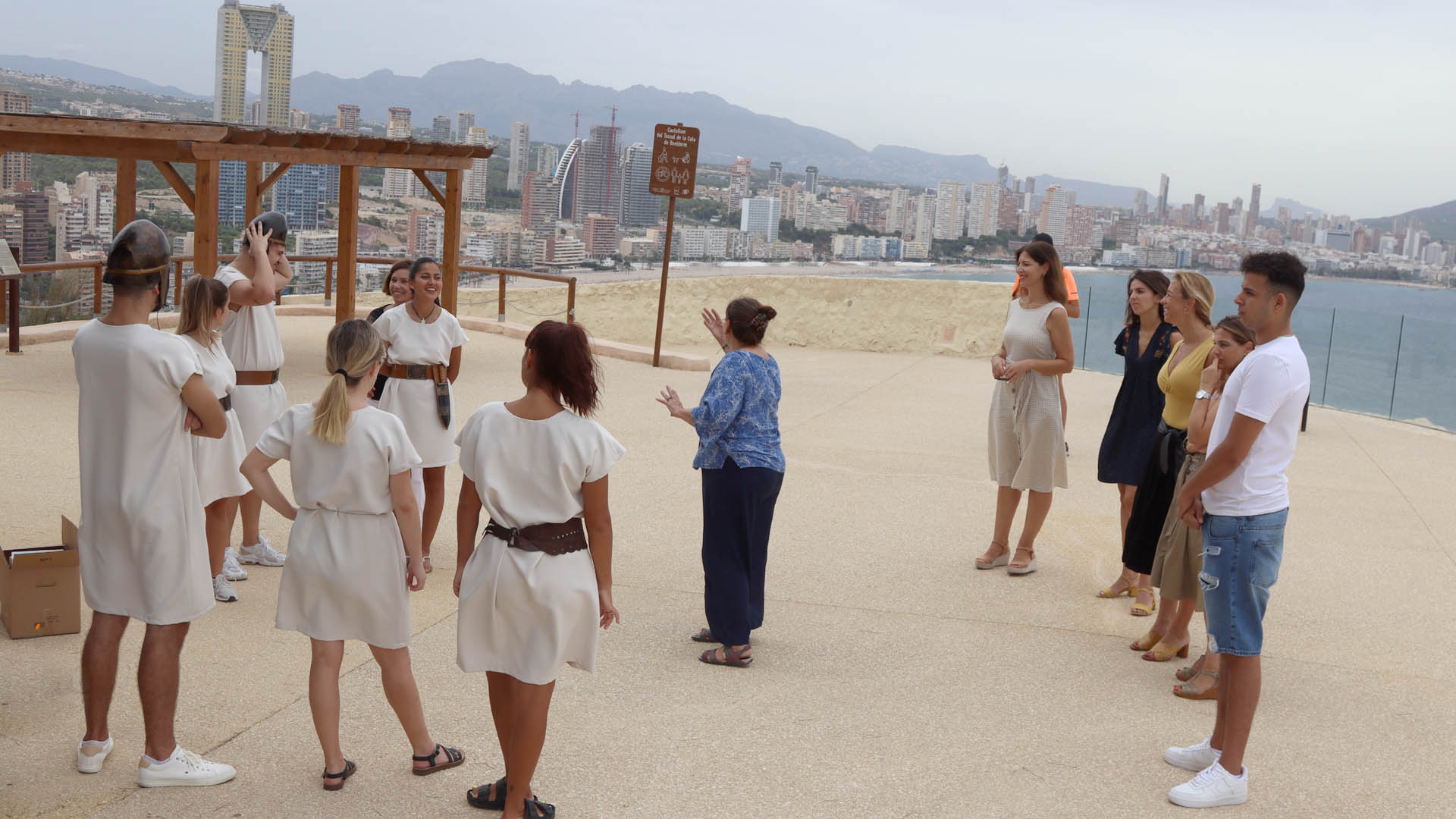 The students of 'T'Avalem' program are preparing dramatized visits to ...