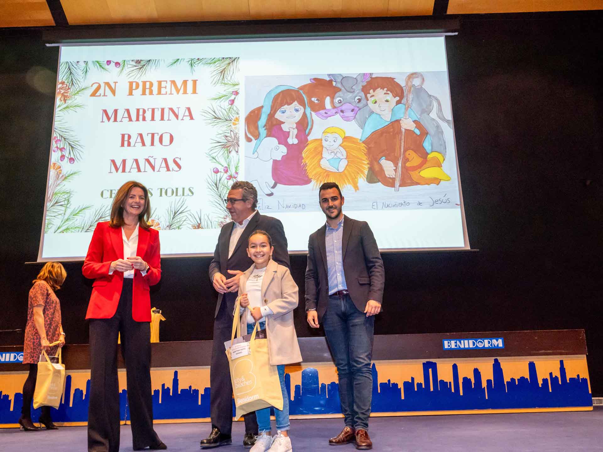 Awards ceremony for the XV Benidorm Christmas Postcard Contest | Benidorm