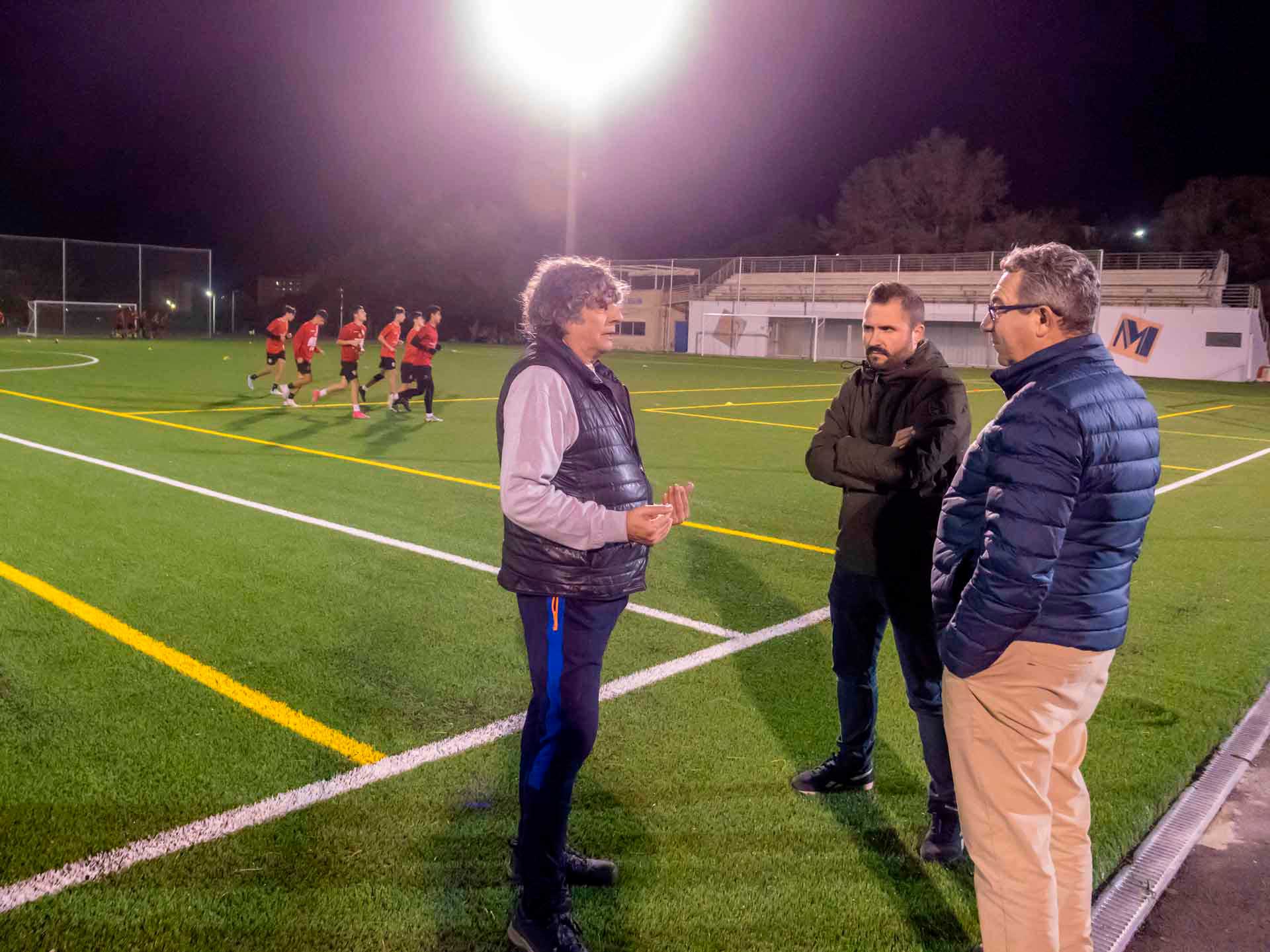 Los clubes locales estrenan y se entrenan en los nuevos campos de ...