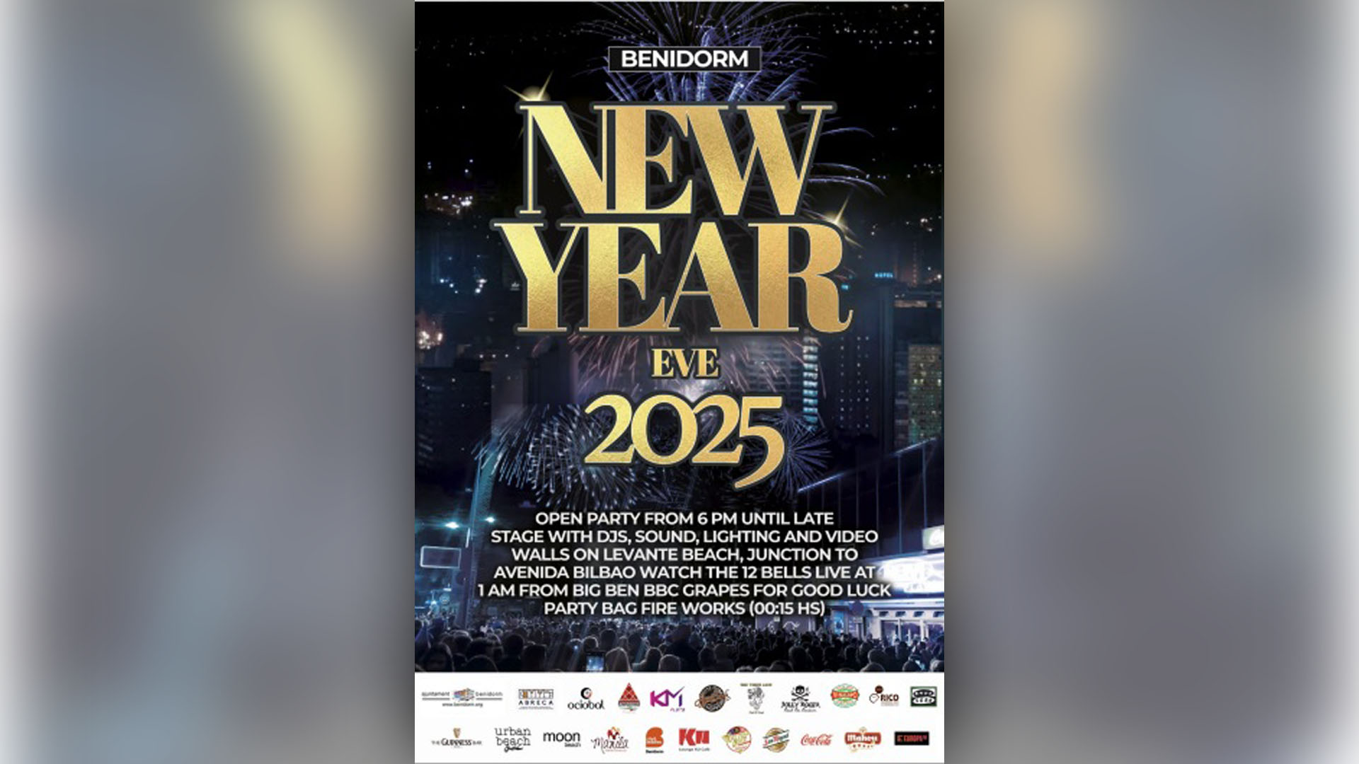 Benidorm prepara una gran fiesta de Nochevieja en la playa de Levante ...