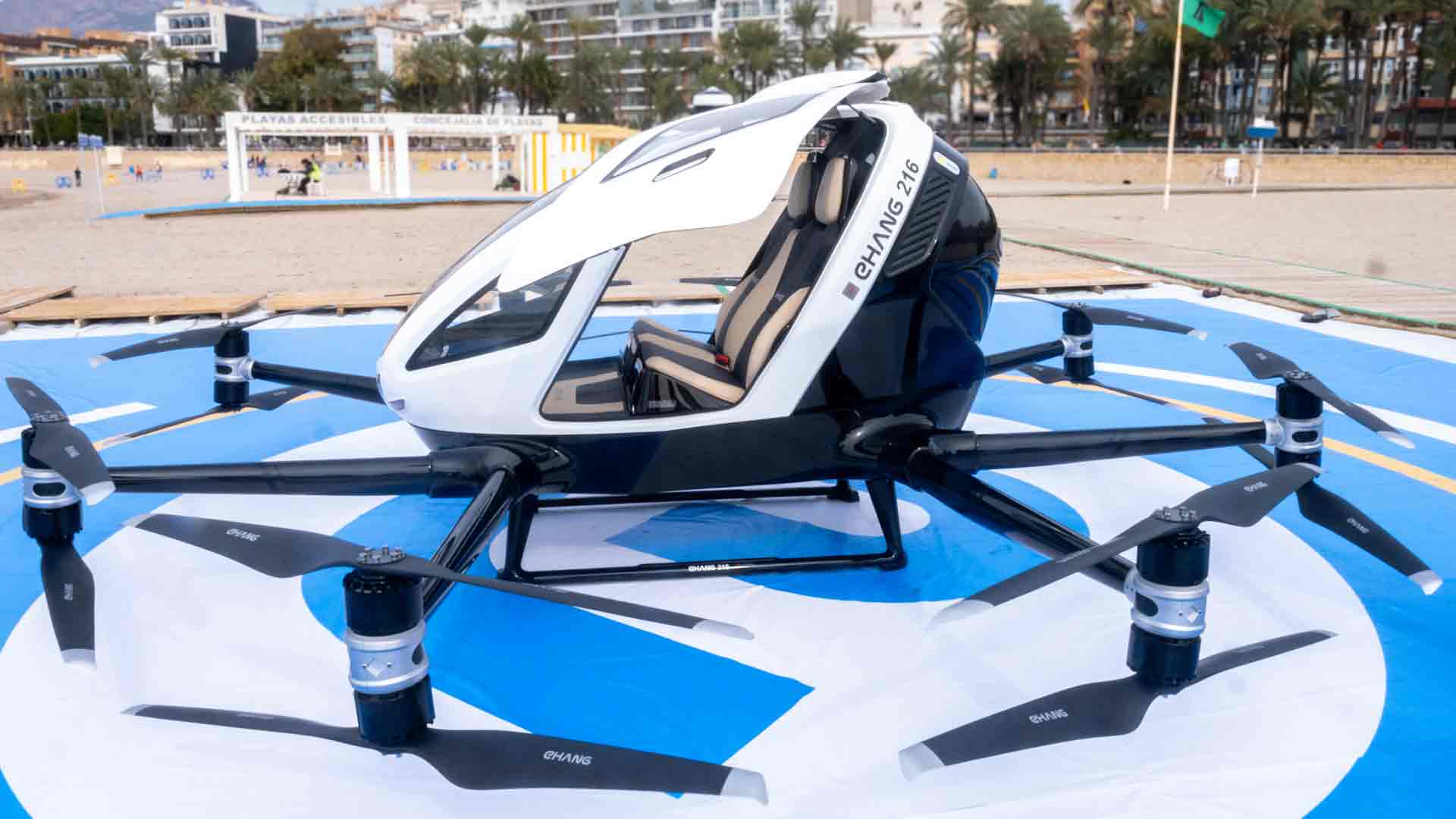 Benidorm hosts the first flight in Europe of an air taxi and drones in ...