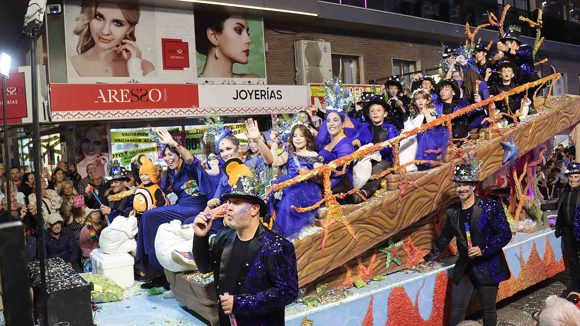 The parade of floats and a much-applauded fireworks display culminate ...